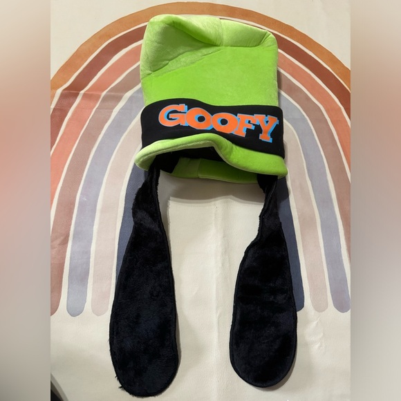 Disney | Accessories | Disney Parks Goofy Tall Green Hat Foam Cap With ...